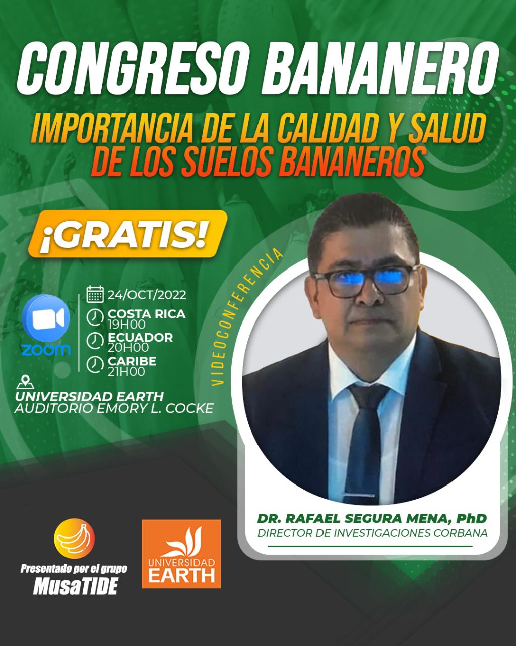 Congreso Bananero: Importancia de la calidad y salud de los suelos ...
